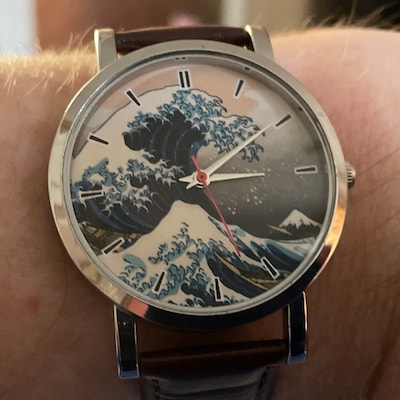 The Scream by Edvard Munch Painting Wristwatch Design. Black - Etsy UK