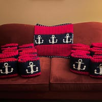 Movie Night Overlay Mosaic Crochet PATTERN ONLY, Movie Throw, Popcorn ...