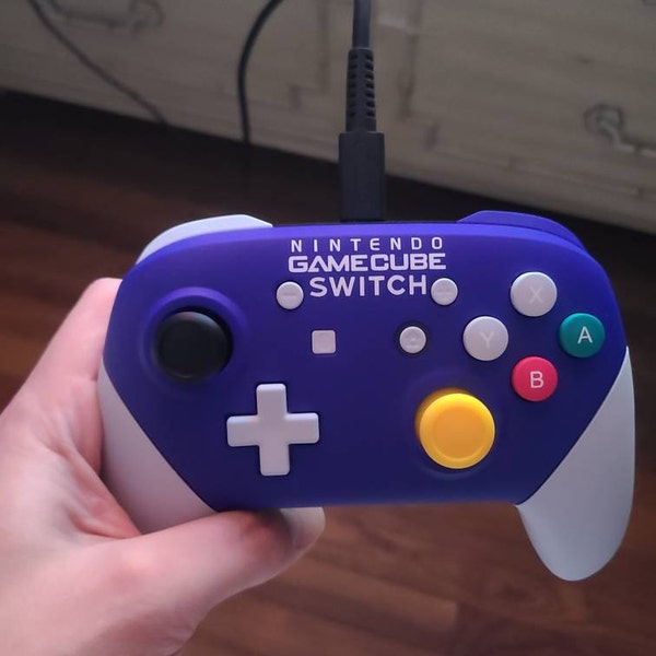 Custom Gamecube Themed Nintendo Switch Pro Controller - Etsy