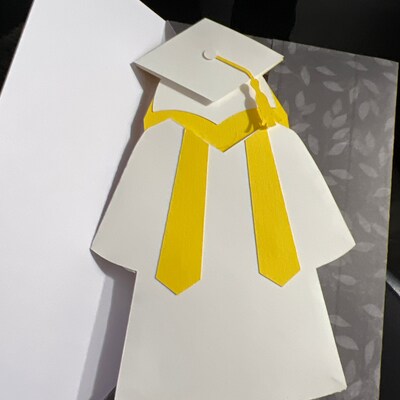 Cap & Gown Graduation Gift Card Holder SVG File for Cricut Silhouette ...