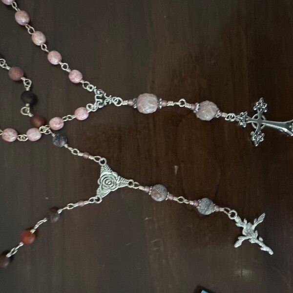 Saint Michael Chaplet Angelic Crown Rosary Chaplet of Saint Michael the Archangel Rosary of the ...