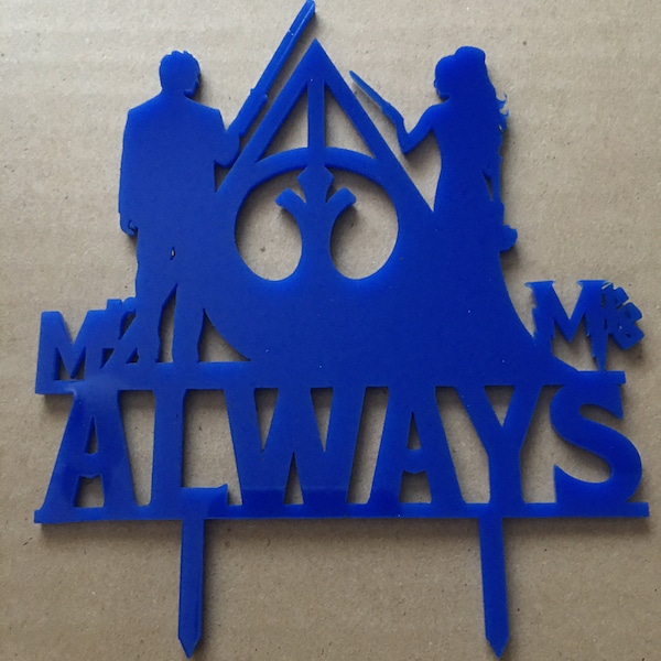 Jedi and Mage Always Wedding Cake Topper - Etsy