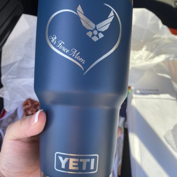 Engraved Military Yeti Tumbler, Air Force Gift, Deployment Gift for ...