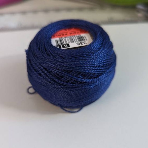 Part 1- Size 8 DMC Perle Cotton Ball- 1 (one) Unit Ball (C0LORS From 01 ...