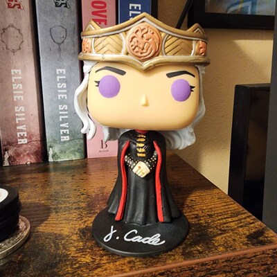 Custom Funko Pop of She Dragon Meleys Also Known as the Red Queen Funko ...