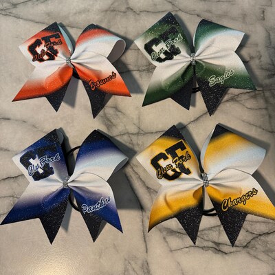 Cheer Bow Your Choice of Colors Rhinestone Competition Cheer Bow - Etsy