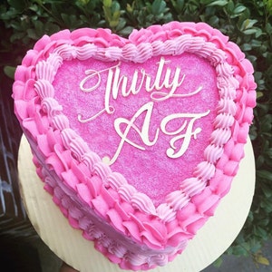 Custom Cake Charms Personalized Cake Plaque Name Birthday Cake ...