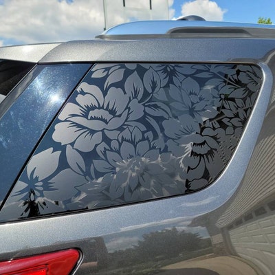 Fits 2024 Subaru Crosstrek Rear Side Windows Spider Web Decal Sticker ...