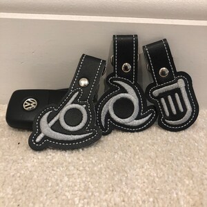 FFXIV Embroidered Job Icon Logo Soul Stone Keychain Fob Reaper - Etsy