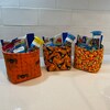 MINI Halloween Basket Bag Bin, Party Favor, Hostess Gift, Pumpkin ...