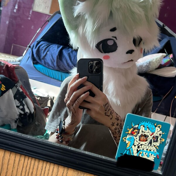 Kigurumi Furry Head, Cute Furry Mask Head, Fur Cos, New Fur Suit Head ...