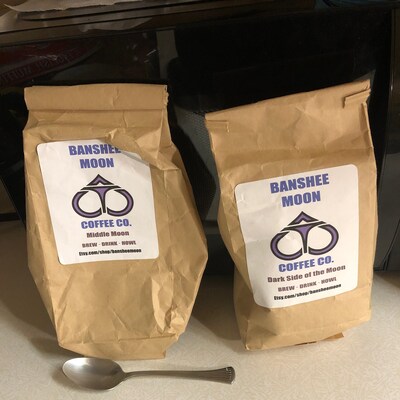 Middle Moon 12 Oz. Banshee Moon Premium Medium Roast Coffee - Etsy
