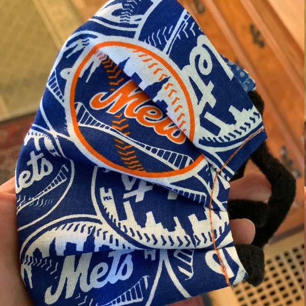 New York Mets Fabric 100% Cotton Officially Licensed - Etsy