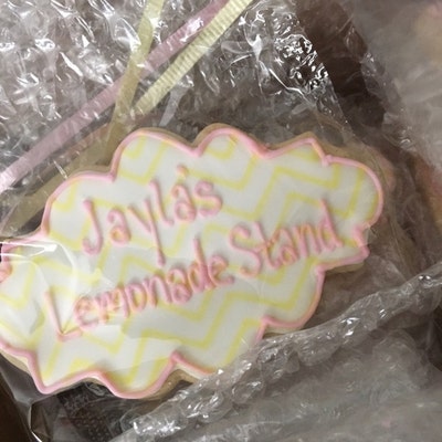 Lemonade Stand Cookies 30 Cookies - Etsy
