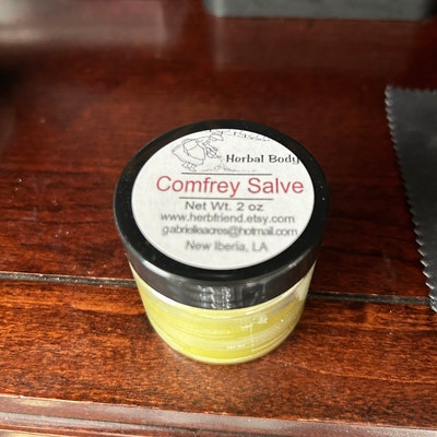 Comfrey Salve Organically Grown Comfrey Organic Ingredients Comfrey Balm Herbal Balm - Etsy