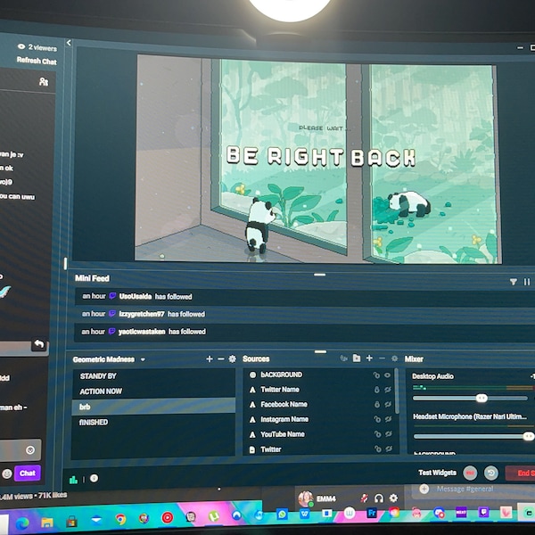 4x Cute Premium Animated Twitch Offline Banners 8bit Pixel Art Stream ...
