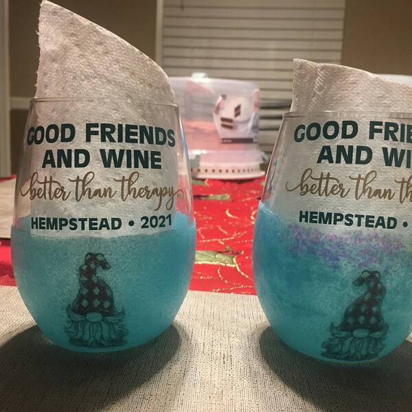 Girls Weekend Decals | Better Than Therapy | Vinyl Decals for Wine ...