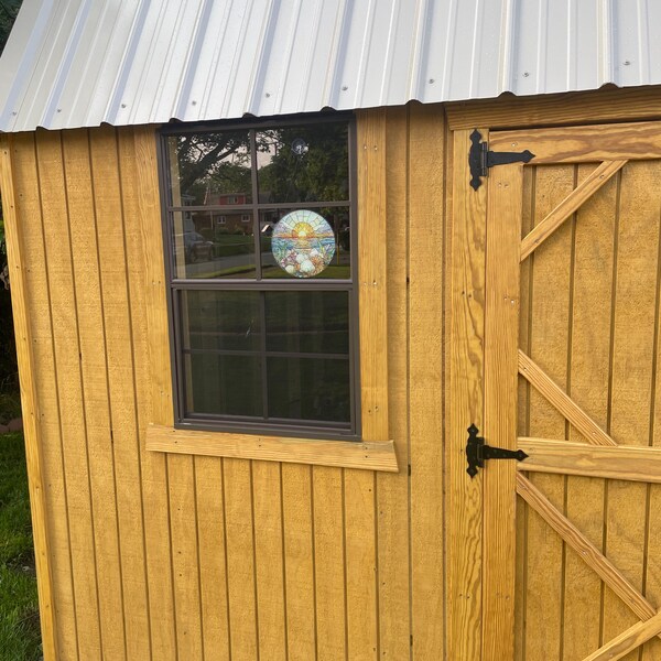 Columbine Flower Acrylic Window Hanging, Flower Window Garden Hanging ...