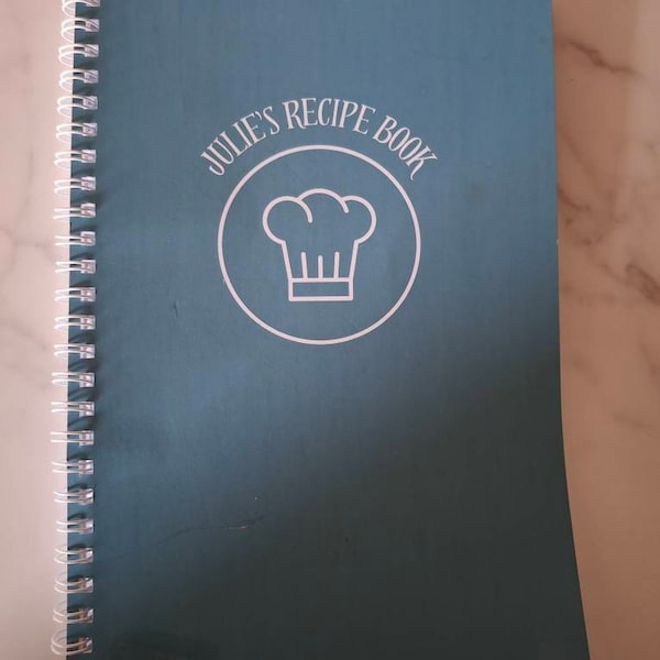 40 Page Baking Recipe Logbook | Custom Baking Journal | Record Your Own ...