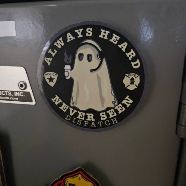 Ghost Dispatcher Always Heard Never Seen POLICE/FIRE - Etsy