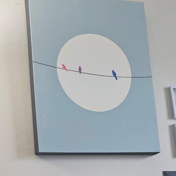 Easy Tiger Bold Colourful Art Print, A5 A4 A3 Poster, Bright Fun Funky ...