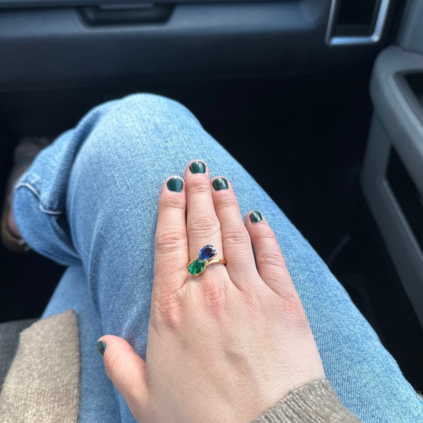 Unique Garnet Ring for Men/ 925 Sterling Silver/ AAA Quality Garnet ...