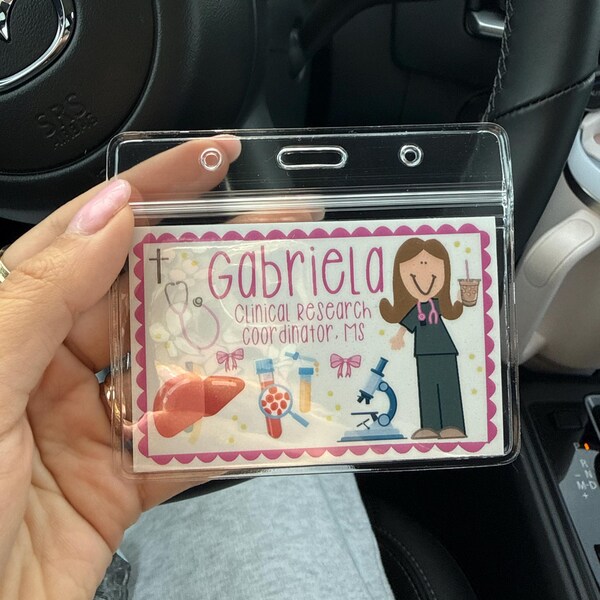 Custom Badge Buddy, Healthcare Badge Cover - Etsy