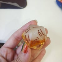 D20 Skull Geode 33mm Dice Sharp Edge, D&D Dice Set for Dungeons and ...