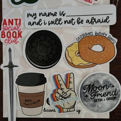 ACOTAR Inner Circle Sticker Feyre & Rhysand Licensed Sarah J Maas A ...