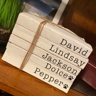 Adding Last Name Cover Page to a Book Order - Etsy