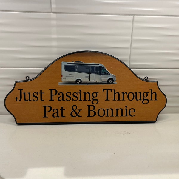 Custom RV Carved Camp Signs Etsy Family Name Sign W Sign Holder Option ...