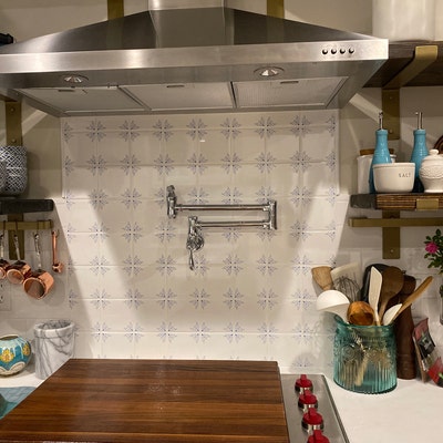 White Rose White Rose Tile Wall Decor - Etsy