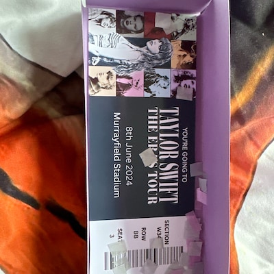 Era Tour Concert Ticket Design Bookmark - Etsy UK