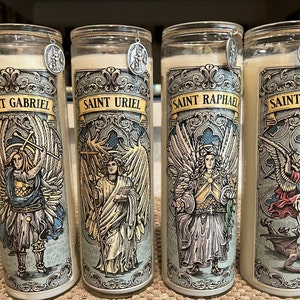 St. Michael Candle Archangel Michael Candle - Etsy