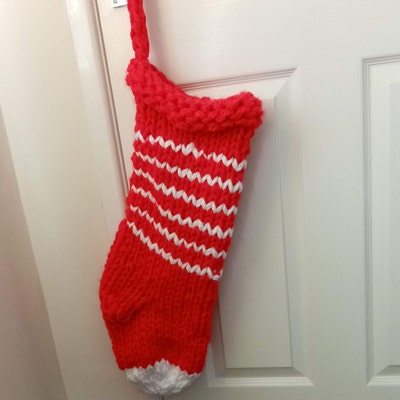 Mega Chunky Knitting Pattern Only Jumbo Oversized Knitted Christmas ...