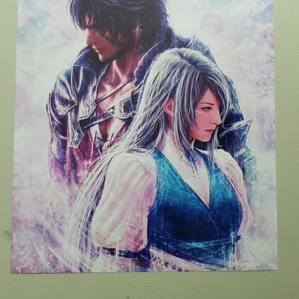 Final Fantasy XVI Clive and Jill - Limited Edition Fine Art Print -FFXVI Poster -FF16 - Etsy