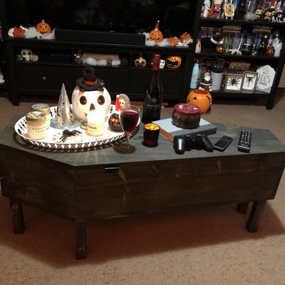 Coffin Coffee Table,coffee Table,coffin Storage,coffin Decor,coffin ...