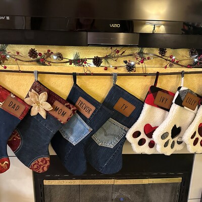 Faux Leather Personalized Name Patch, Adhesive Patch, Personalized ...