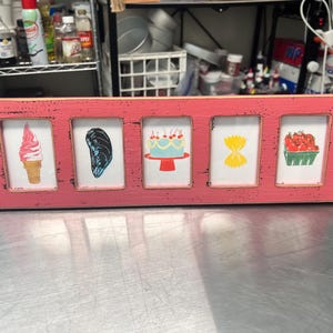 Collage Multiple Opening Picture Frame With 5 Openings 2-1/2x3-1/2 3x3 ...