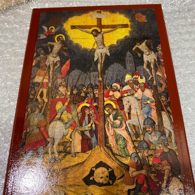 Virgin Mary Icon Panagia Paramythia Handmade Greek Christian - Etsy
