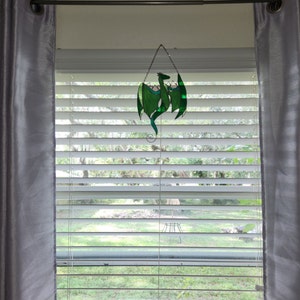 Cling Picture of Girl Face Cloak Mask Stained Glass Panel Suncatcher ...