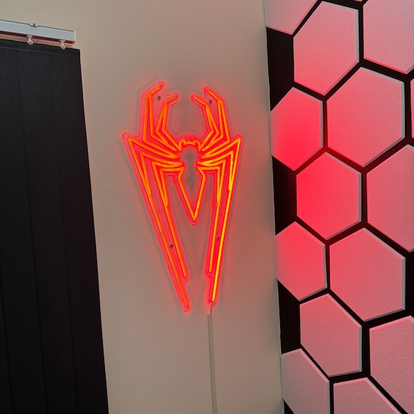 Spider Neon Sign, Custom Halloween Neon Sign, Neon Light Sign for ...