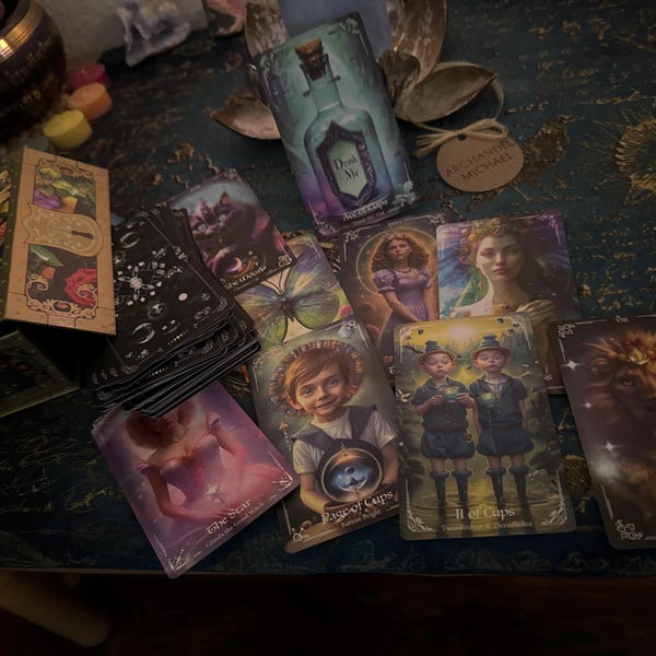 Indie Tarot Deck & Guidebook 'journey to Oz and Wonderland' Beginner ...