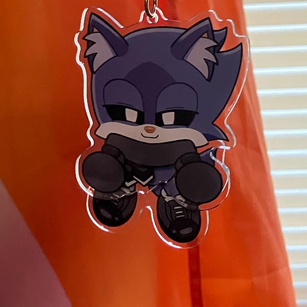 Sonic Dangling Acrylic Keychain: Metal Sonic, Neo, Mephiles, Infinite ...