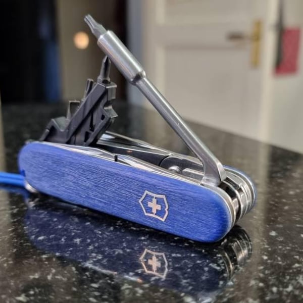 Custom Modified (SAK) Victorinox (genuine)58mm Scales With Clip ...