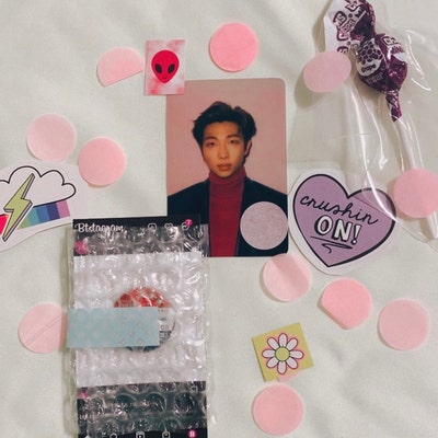 BTS Keychain & Sticker Pack Hobicore Jungkook Jin Mang Dynamite Spotify ...