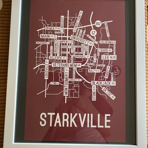 Eugene Oregon Street Map Screen Print | Etsy