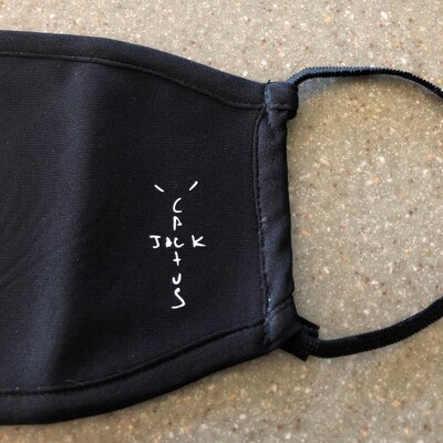 Travis Scott Cactus Jack Face Mask Cotton Streetwear - Etsy