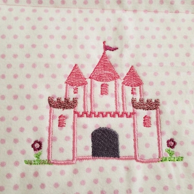 Castle Embroidery Designs Princess Palace Embroidery Design Machine ...
