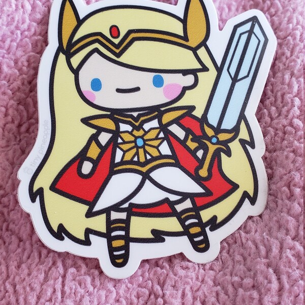 Gashapon "i Gacha!" GLITTER VINYL STICKER — Tiny Pineapple Studio ...
